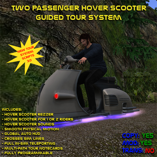 Second Life Marketplace - Hover Scooter Tour